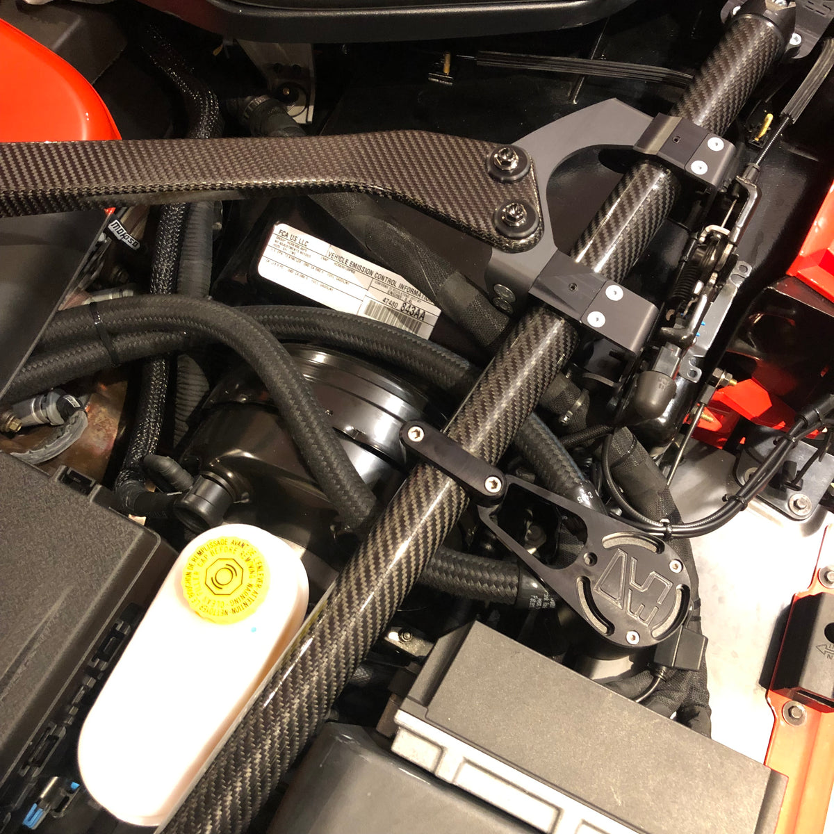 2013-2017 Gen V Viper Carbon Fiber Engine Braces – Doug Shelby Engineering
