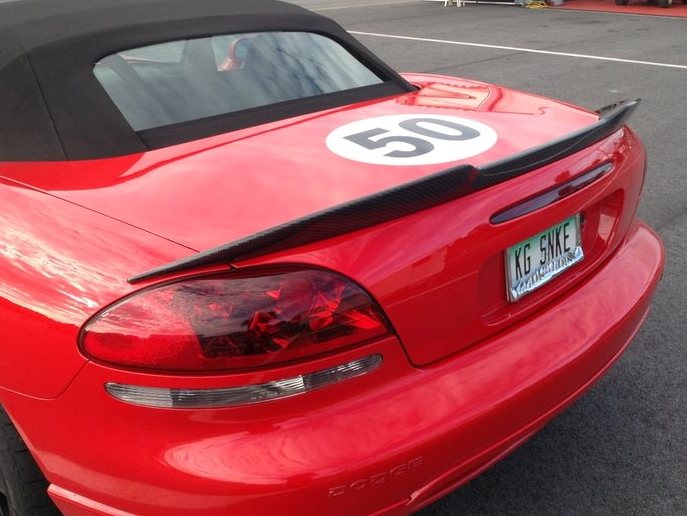 2003-2017 Gen V Viper TA 1.0 Style Rear Spoiler – Doug Shelby Engineering